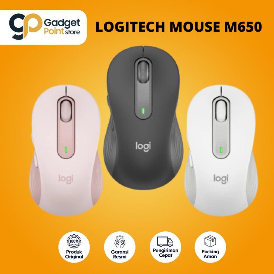 Jual Logitech Signature M650 Wireless Mouse Garansi Resmi 1 Tahun ...