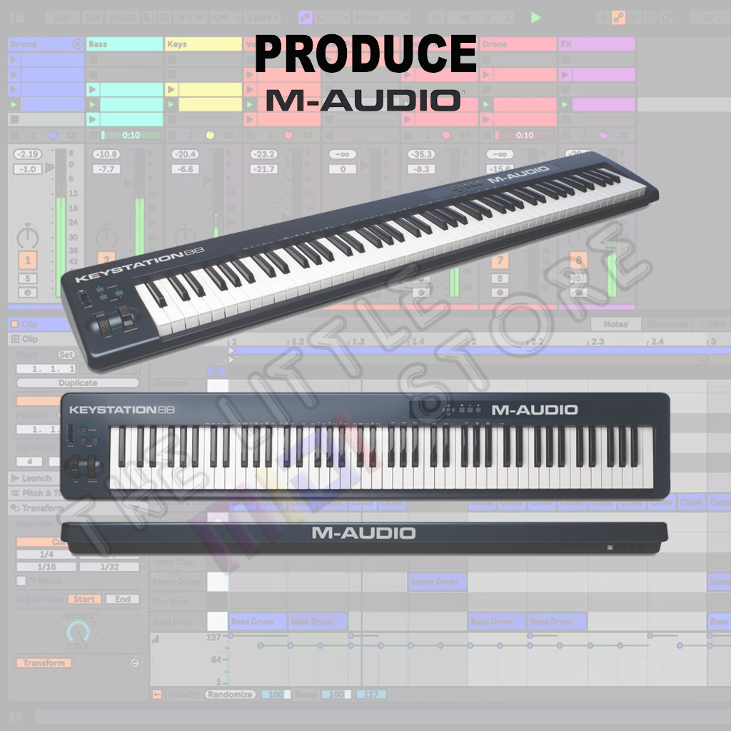 Jual M-Audio Keystation 88 MKII | Keystation 88MKII | M-Audio 88 MKII ...