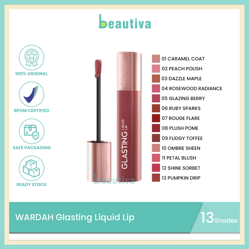 Jual Wardah Glasting Liquid Lip | Shopee Indonesia