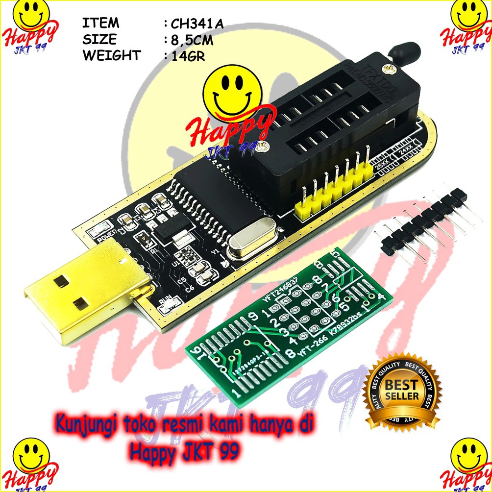 Jual KODE I18I HAPPY JKT 99 ORIGINAL CH341A CH341 CH 341 24 25 SERIES EEPROM FLASH BIOS USB ...