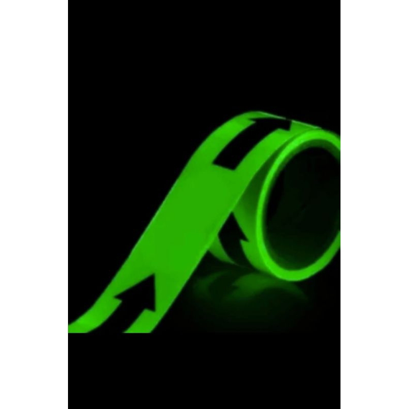 Jual Stiker fosfor Sticker Glow In The Dark Tape / Stiker fosfor panah ...