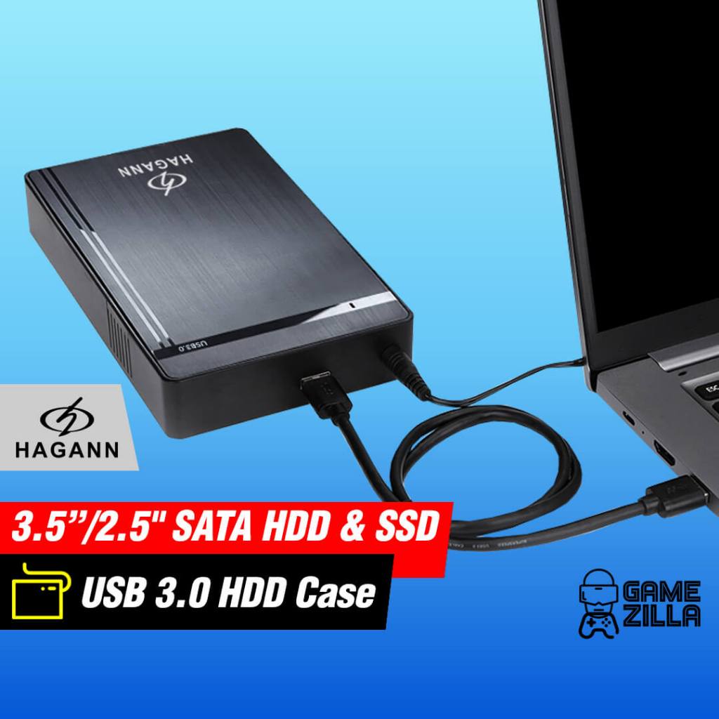 Jual Casing HDD SSD 3.5 Inch External USB 3.0 SATA Enclosure HAGANN HDA-E37 Case Hardisk ...