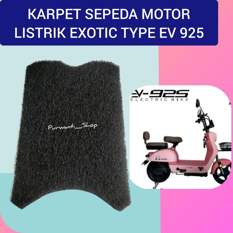 Jual Karpet Alas Kaki Sepeda Motor Listrik Exotic Panda Type EV 925 Serabut Bihun | Shopee Indonesia