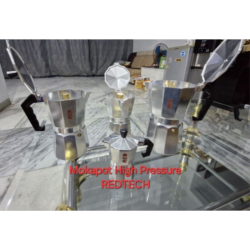 Jual Upgrade Mokapot moka pot REDTECH HIGH PRESSURE TEKANAN TINGGI 1 2 ...