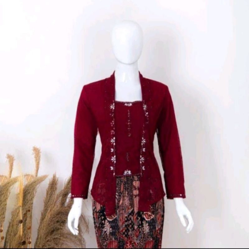 Jual KUTU BARU MALIKA // KUTU BARU BRUKAT PAYET // KEBAYA MALIKA KATUN // BRUKAT MALIKA HALUS ...