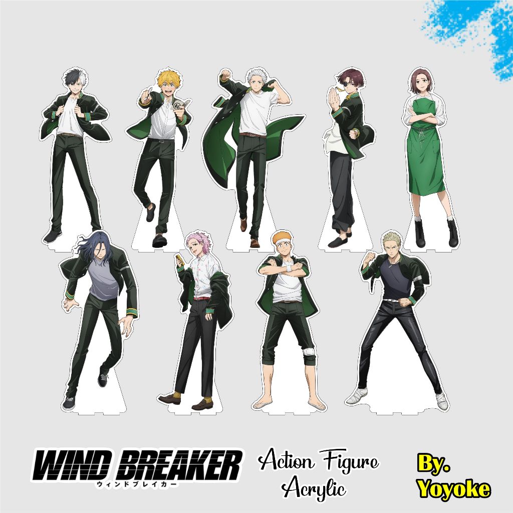 Jual WIND BREAKER STANDEE FIGURE AKRILIK ANIME | Shopee Indonesia