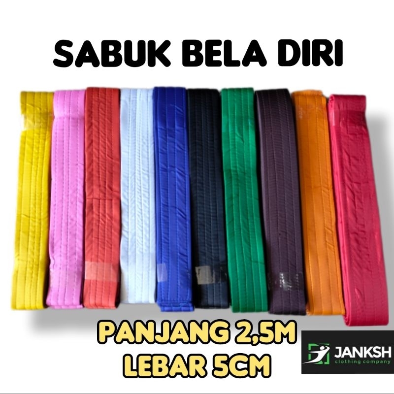 Jual sabuk pencak silat / sabuk karate / sabuk taekwondo / sabuk ...
