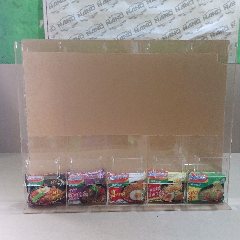 Jual Display Indomie 5 slot Model Duduk di Meja | Shopee Indonesia