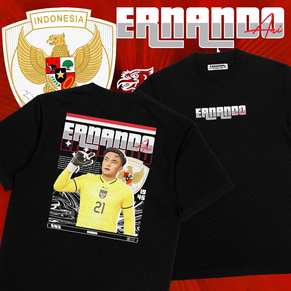 Jual Kaos Timnas Indonesia " Ernando " - AFF CUP/Piala Dunia/Timnas ...