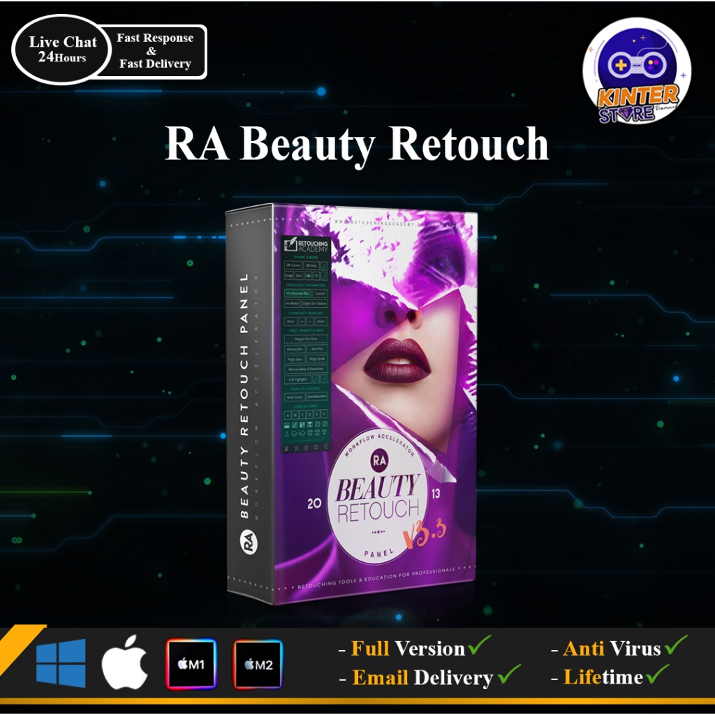 Jual Win / Mac - M1 - M2 - RA Beauty Retouch / RA Beauty Retouching For Photoshop | Shopee Indonesia