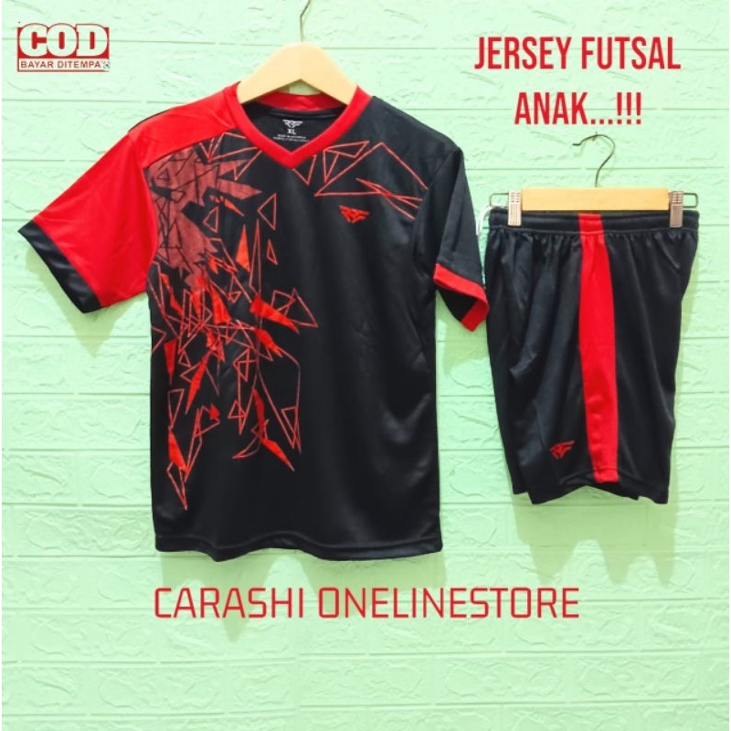 Jual STELAN JERSEY ANAK ANAK 5 - 14 TAHUN KAOS BOLA FUTSAL VOLLY ...