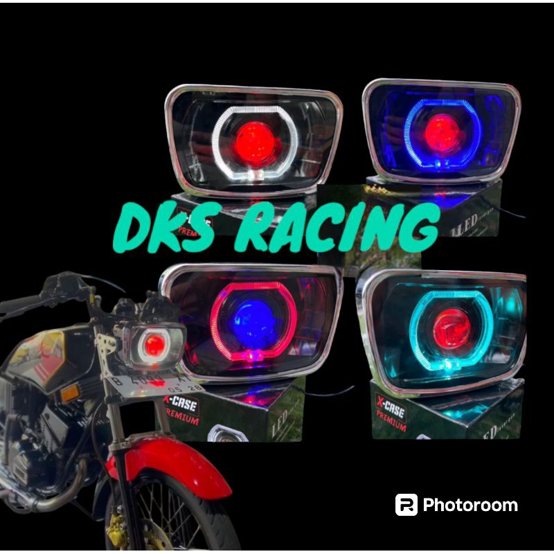 Jual LAMPU OVAL RXKING BILED PROJIE SET REFLEKTOR | Shopee Indonesia