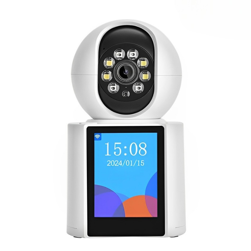 Jual tekno_mks CCTV Video Call Camera V360 Pro Support Bluetooth Network dengan Resolusi 4MP ...