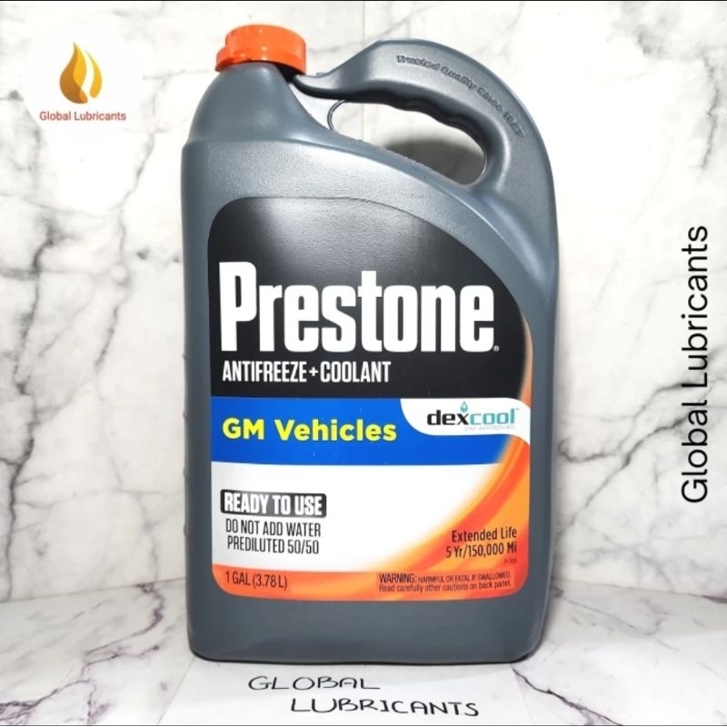 Jual Prestone DEXCOOL GM Approved Antifreeze Coolant 50/50 3,78 Liter ...