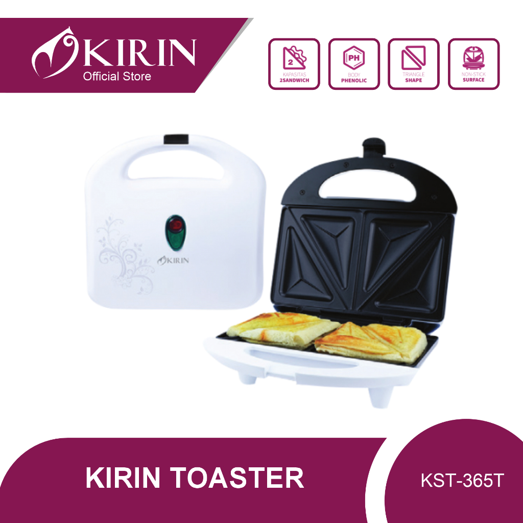 Jual Kirin Toaster KST 365T - Pemanggang Roti Praktis untuk Sarapan ...