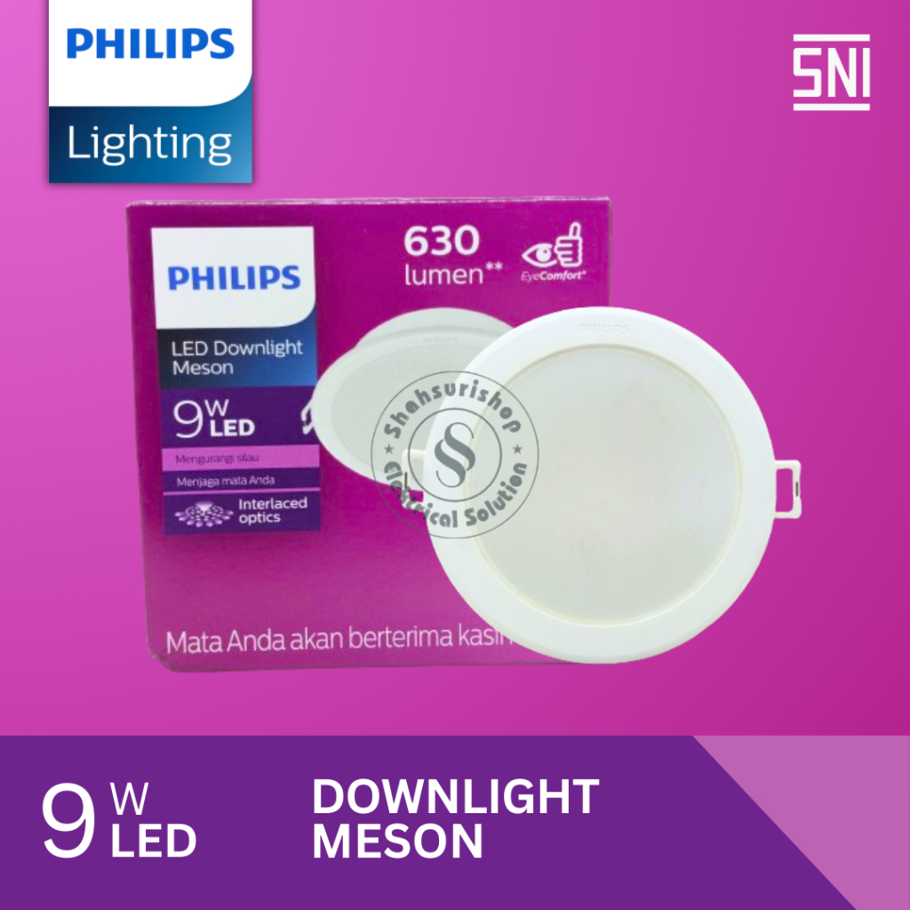 Jual PHILIPS LED PANEL DOWNLIGHT MESON 9W 9 W WATT 59449 4 INCH | Shopee Indonesia