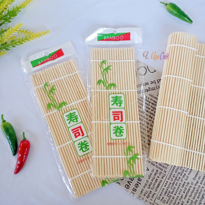 Jual L-AYUCRAFT Roll sushi bambu / tikar bambu | Shopee Indonesia