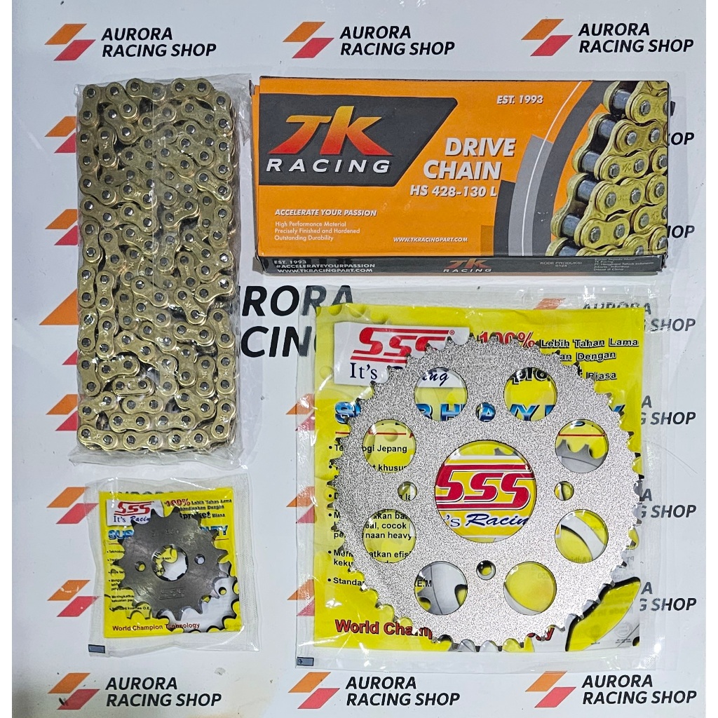 Jual Gear Set SSS CB 150 R / CBR 150 R / Mega Pro / Verza / Sonic 150 R / GTR 150 / Tiger ( Baut ...