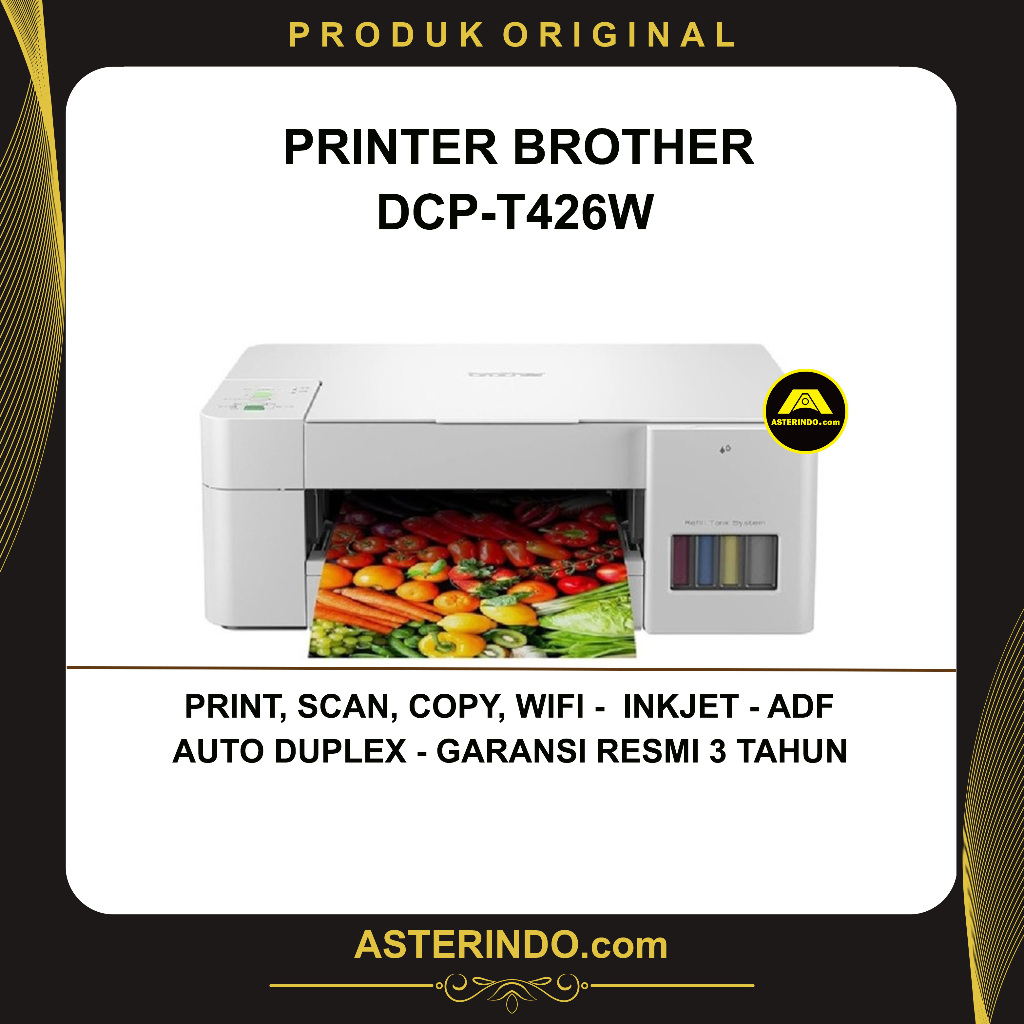 Jual Printer Brother Inkjet DCP-T426W Print Scan Copy Wireless All In ...