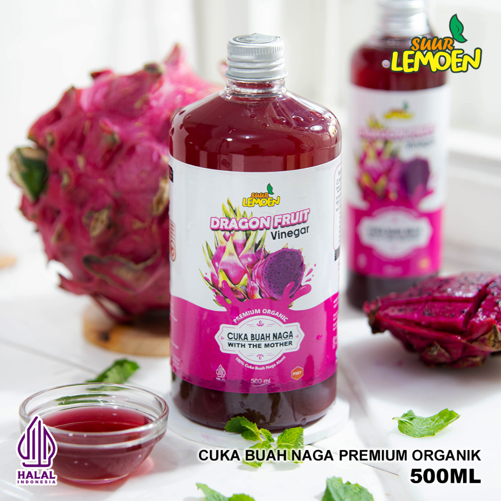 Jual Suur Lemoen - Cuka Buah Naga 500 ML Original | Shopee Indonesia