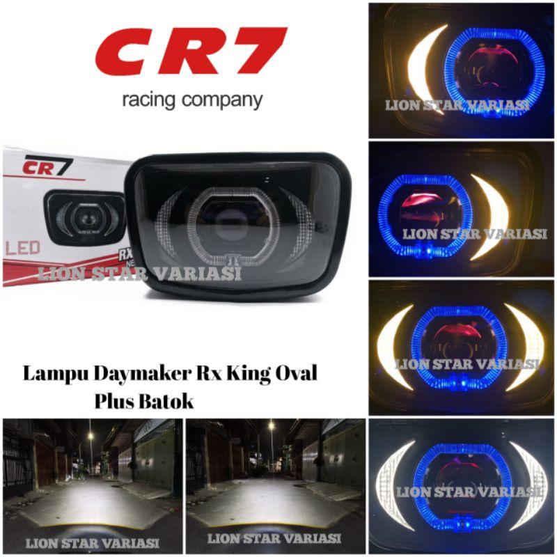 Jual Lampu Biled Daymaker Model Oval Biled Matrix Original CR7 Headlamp ...