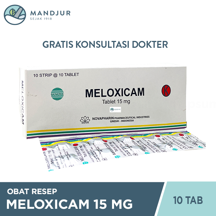 Jual Meloxicam 15 Mg Strip 10 Tablet | Shopee Indonesia