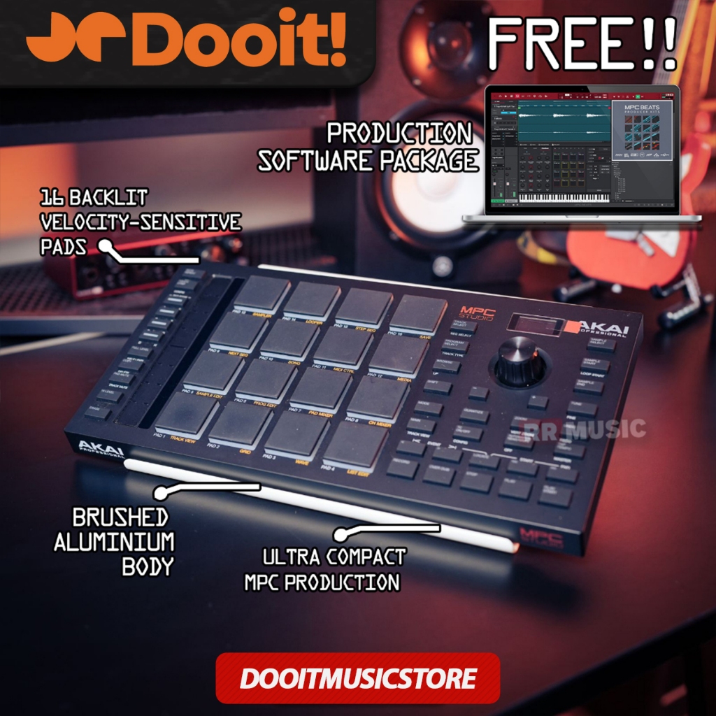 Jual Akai MPC Studio II Pads Midi Controller | Shopee Indonesia
