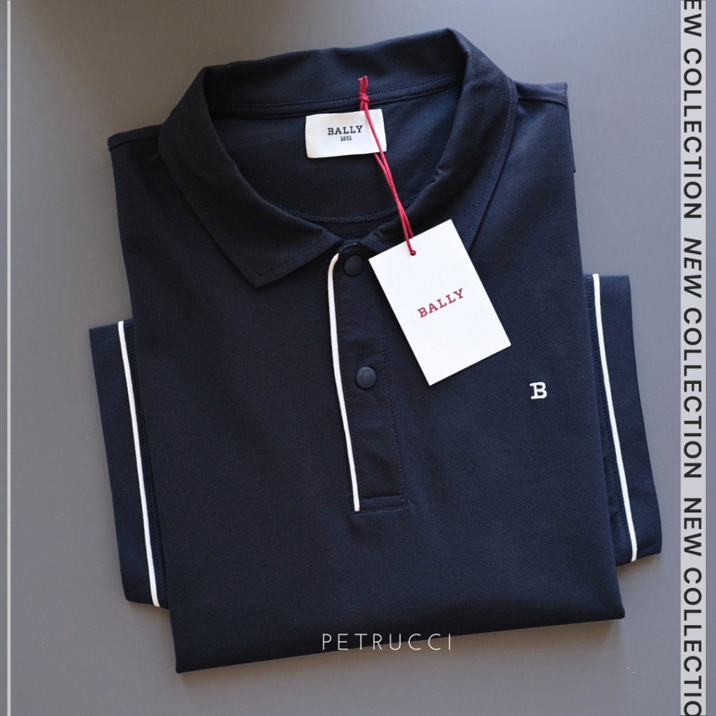 Jual BALLY polo shirt kaos kerah collar cotton branded Original ...