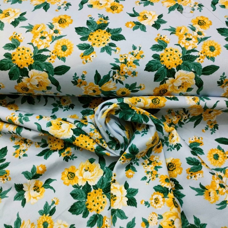 Jual KATUN TWILL MOTIF BUNGA | Shopee Indonesia