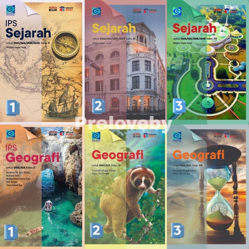 Jual Kelas 10 11 12 IPS Sejarah Geografi untuk SMA/MA/SMK/MAK Grafindo ...