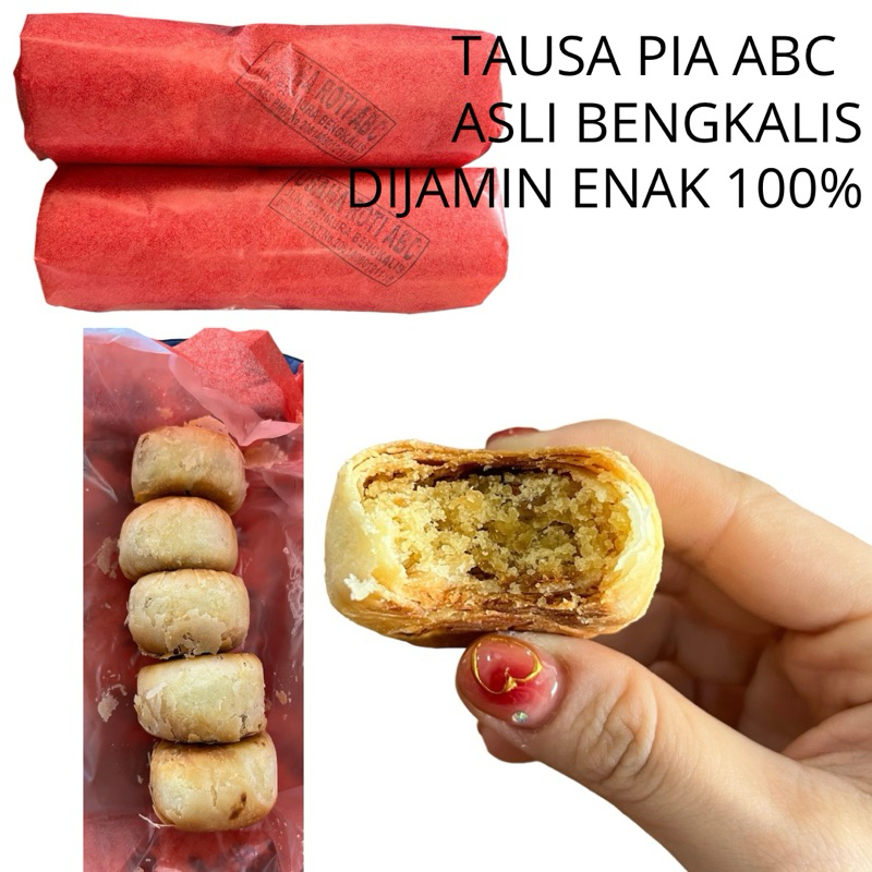 Jual TAUSA PIA / BAKPIA / KUE KACANG HIJAU ABC ISI 5 PCS | Shopee Indonesia
