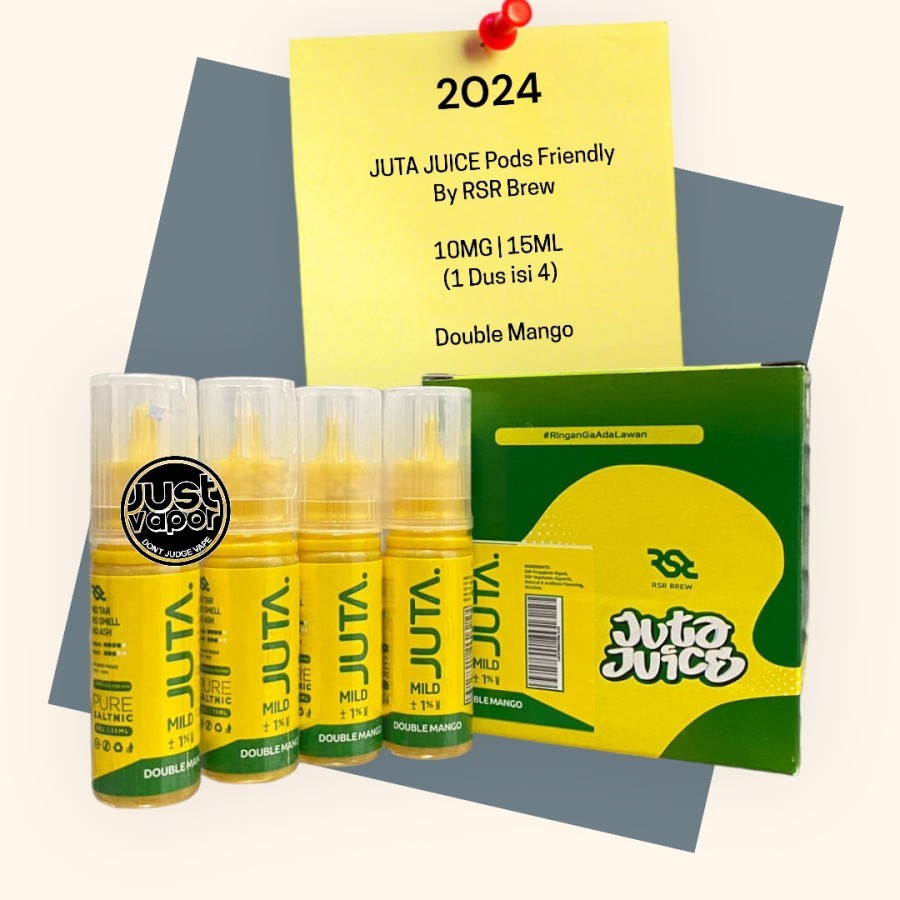 Jual [SALT] JUTA FREEZE MILD DOUBLE MANGO SALT 15ML 1% BY RSR BREW ...