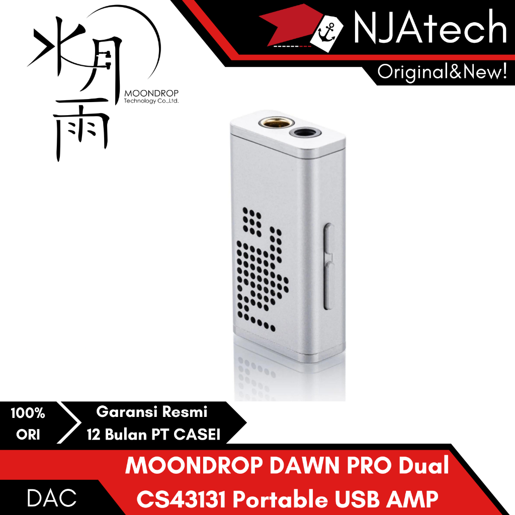 Jual Moondrop Dawn Pro Dual CS43131 Portable USB Type C DAC / Amplifier ...