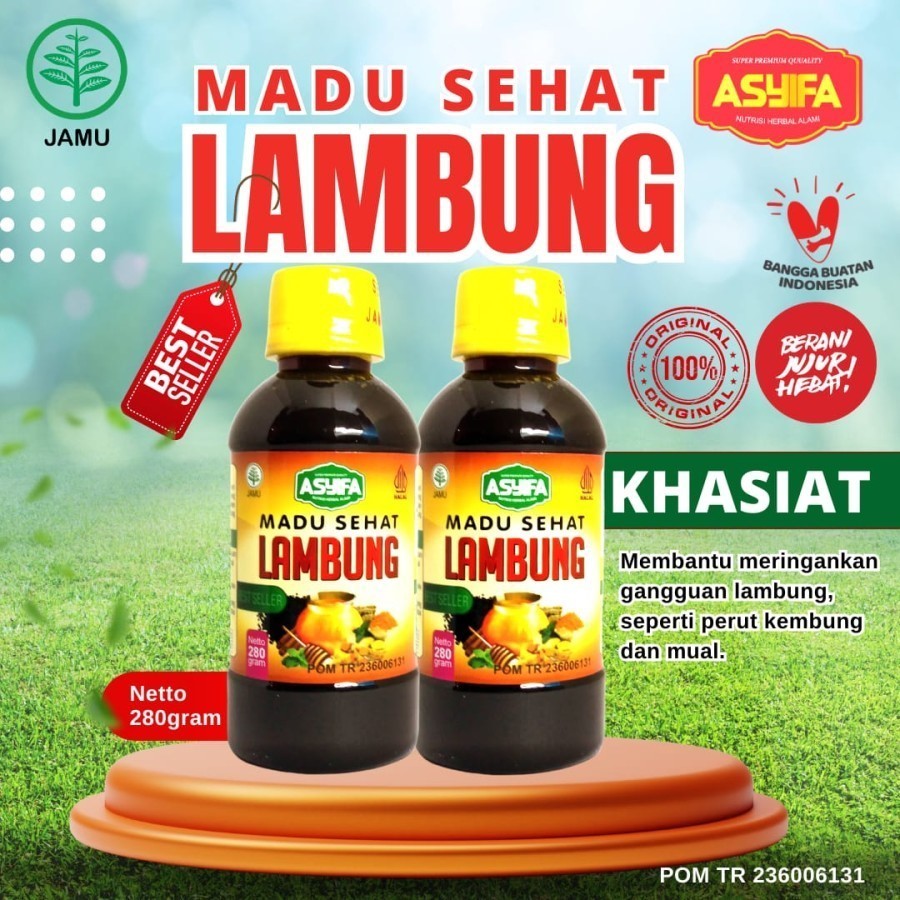 Jual Madu sehat lambung asyifa garansi 100% ORI spesial maag dan asam ...