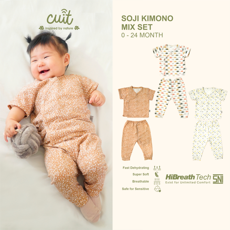 Jual KINTAKUN BABY X CUIT Soji Kimono Set Bayi Snap Button Mix Tangan ...