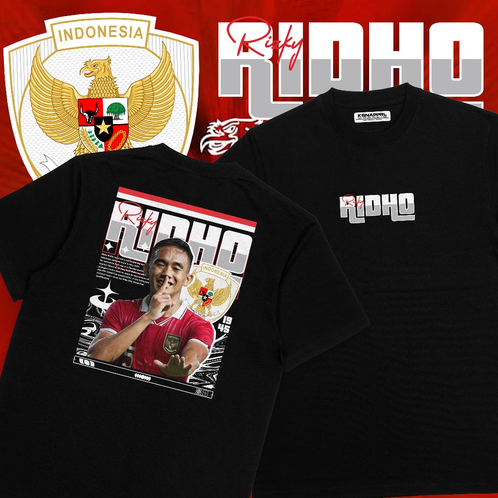 Jual Kaos Timnas Indonesia " Ridho " - AFF CUP/Piala Dunia/Timnas ...