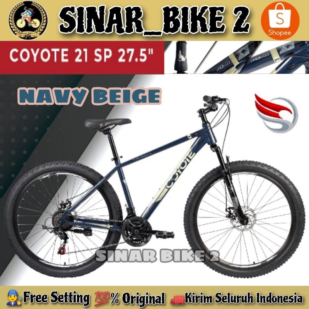 Jual Sepeda Gunung MTB ELEMENT COYOTE Ukuran 27.5 Inch Inner Cable Rem ...