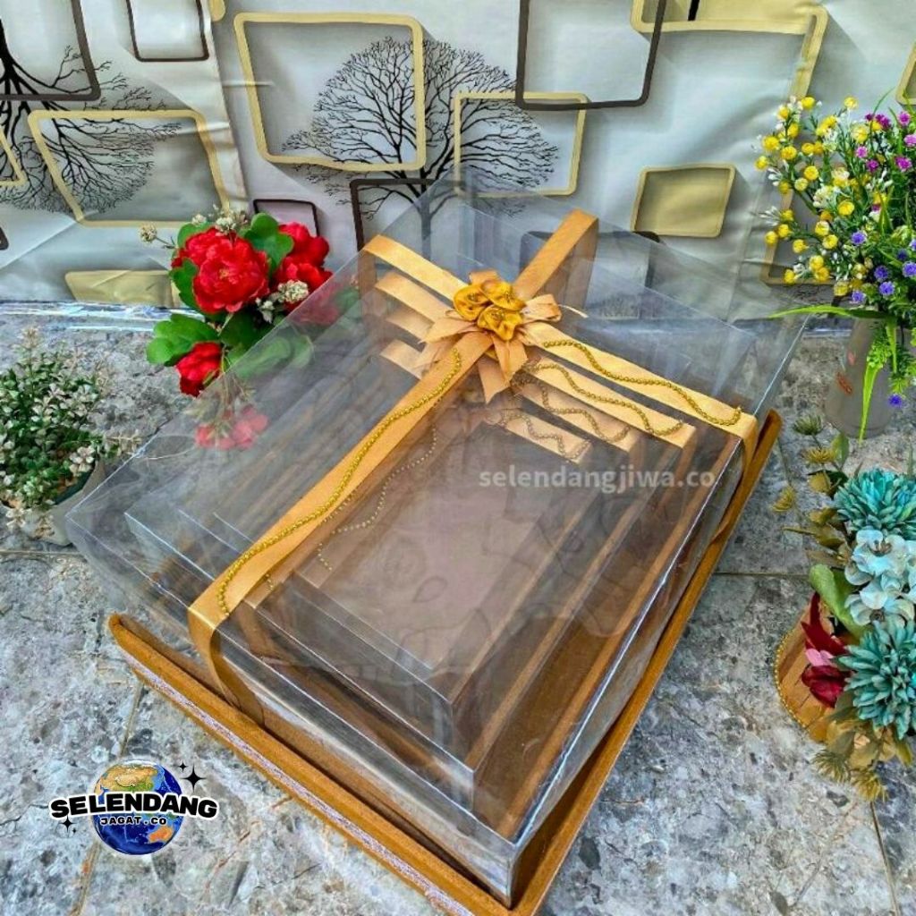 Jual BOX PARSEL KOTAK HANTARAN SESERAHAN PERNIKAHAN SET MIKA LENGKAP ...