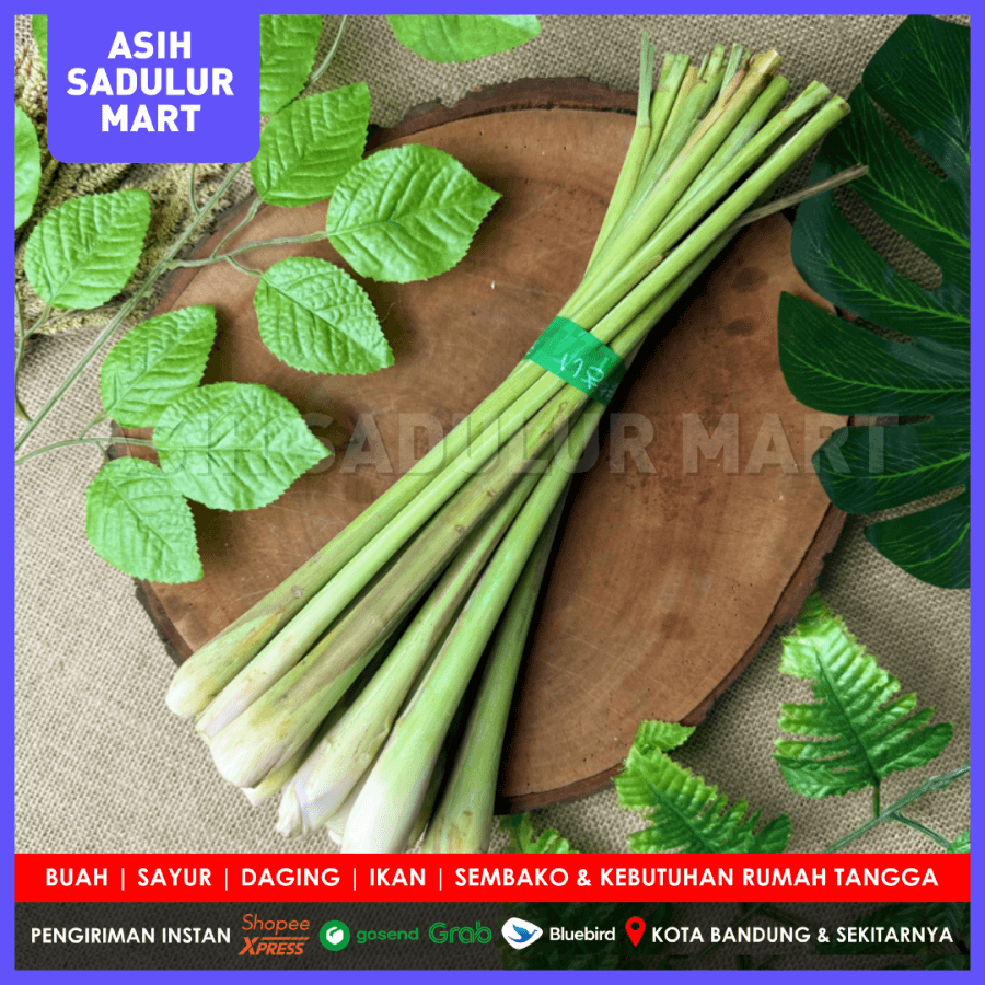 Jual Sereh Serai Segar Super 500g / 100g Bumbu Dapur Bandung | Asih ...