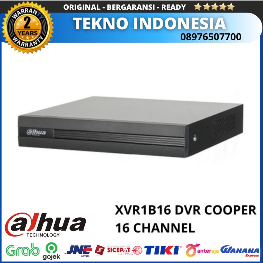 Jual DAHUA XVR1B16 DVR COOPER 16 CHANNEL CCTV 16ch Garansi Resmi Original | Shopee Indonesia
