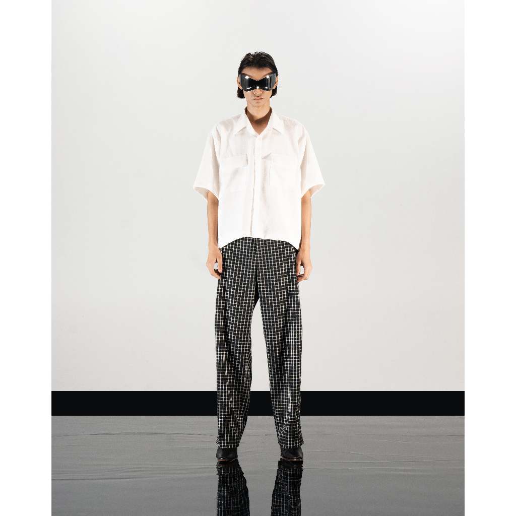 Jual SVH | Lex Boxy Shirt | Kemeja Pria | Kemeja Putih Pria | Outfit ...