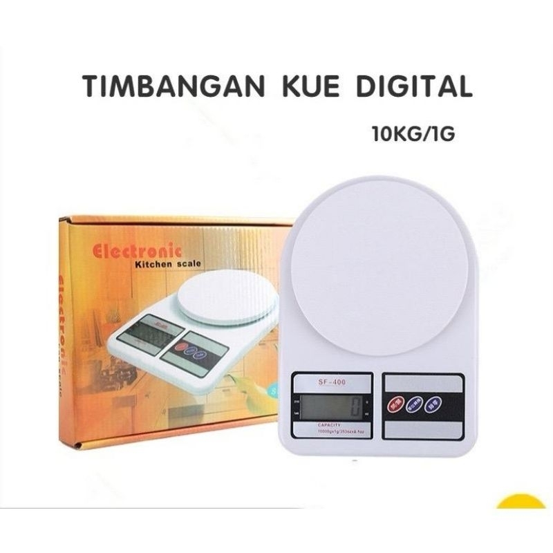 Jual Timbangan Dapur 10kg Digital SF400 Kitchen Scale Timbangan Kue SF-400 Alat Timbangan ...