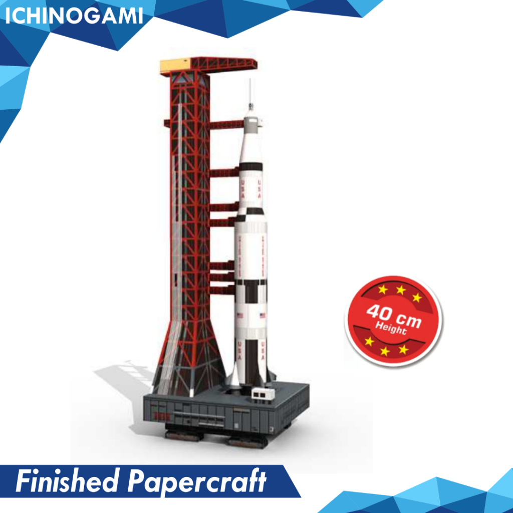 Jual Papercraft (DIY) Saturn V Ichinogami, isi 1 set | Shopee Indonesia
