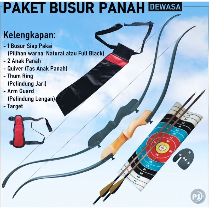 Jual SET Busur Panah Dewasa Pemula Ikhwan Alhwat | Shopee Indonesia
