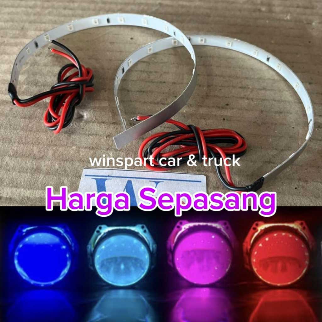 Jual Lampu LED Devil Eye Projector 360 Demon Eye Projie BiLED 2.5 Inci ...