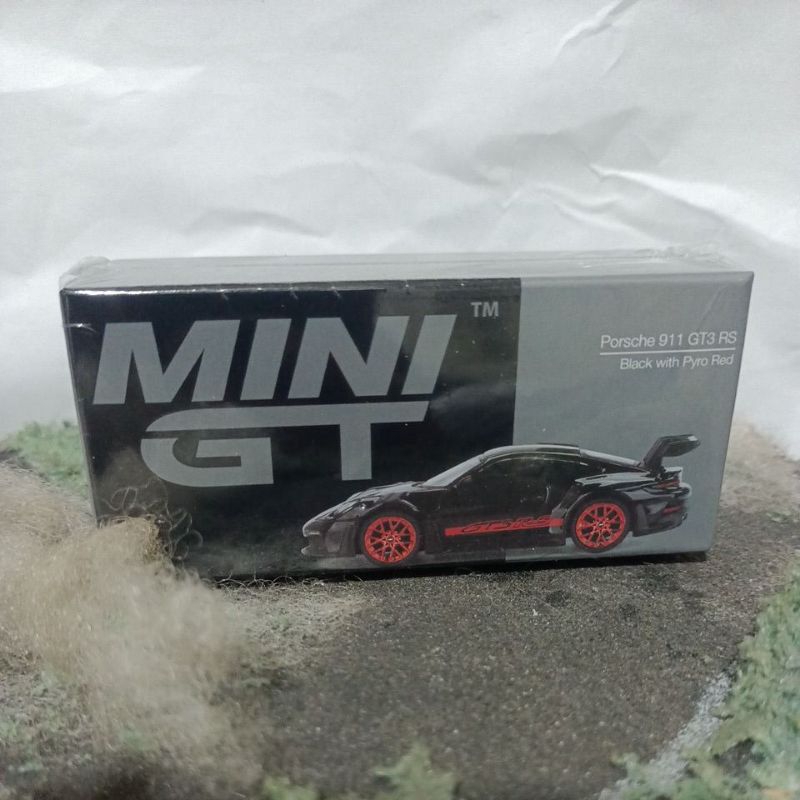 Jual Mini GT#681 Porsche 911 GT3 RS-Black with Pyro Red (Free Protektor ...