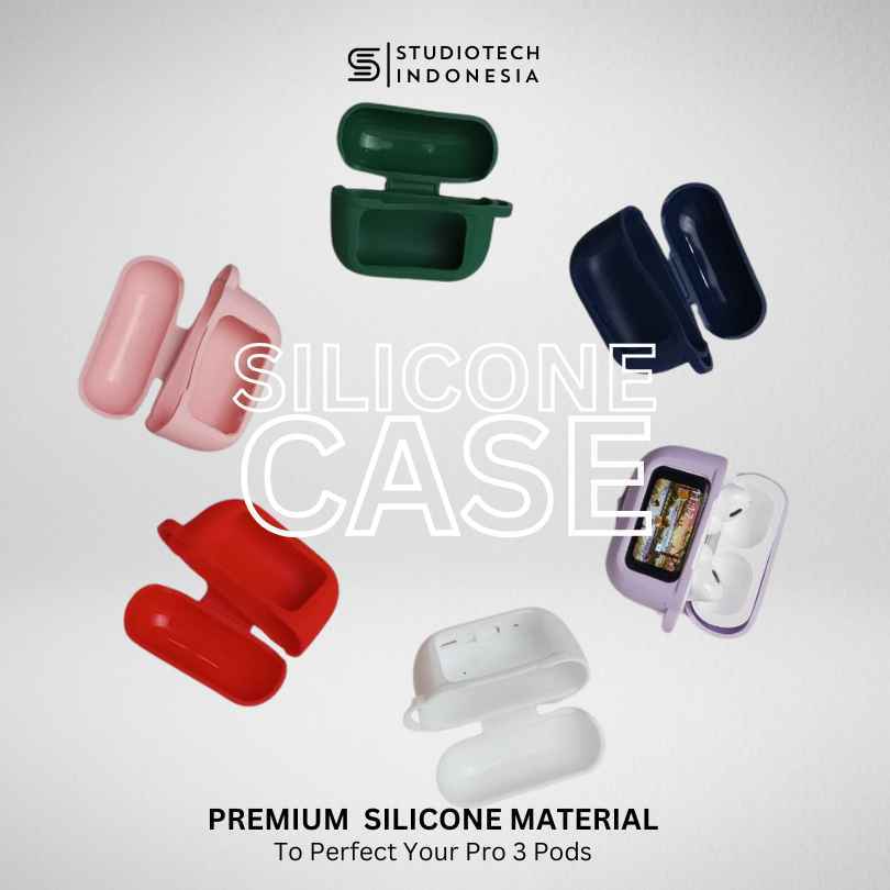 Jual Casing Silikon/Silicone Case Premium khusus StudioPods Pro 3 smart ...