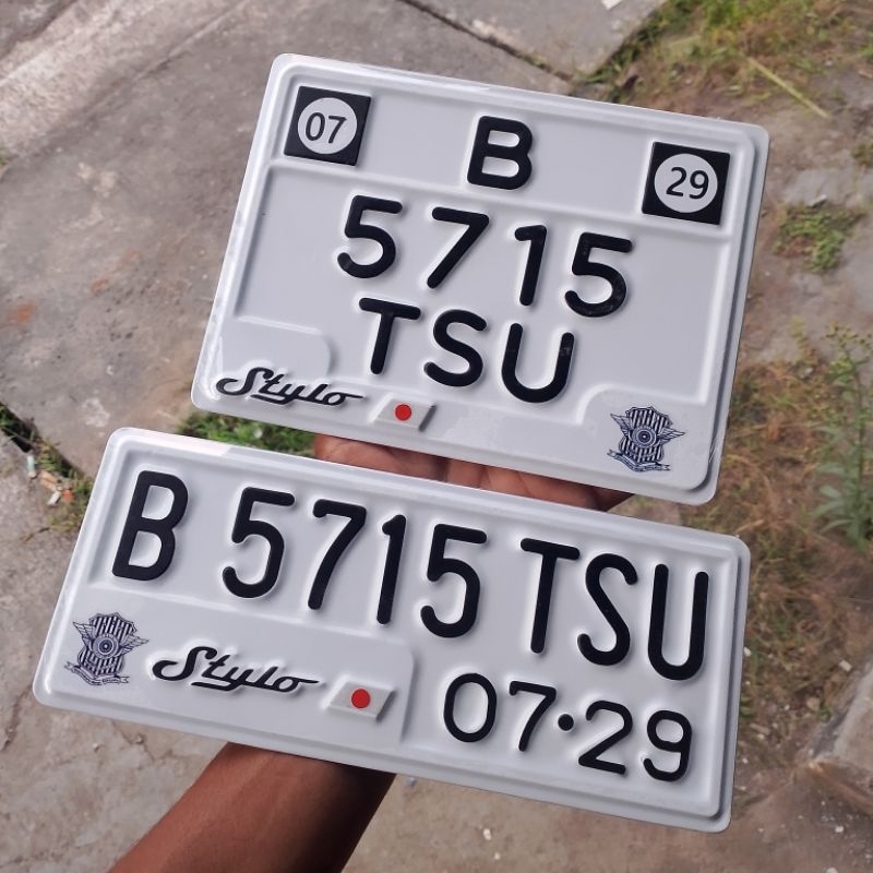 Jual PLAT VARIASI MOTOR STYLO/FILANO/SCOOPY DLL CUSTOM | Shopee Indonesia