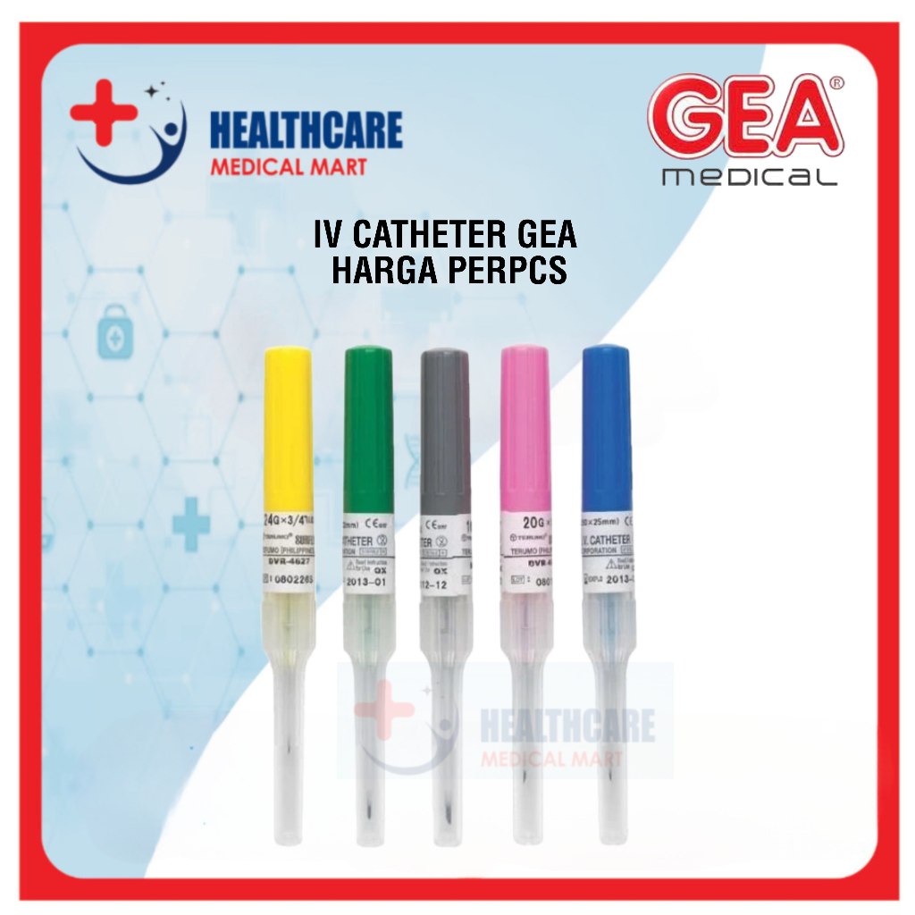 Jual GEA I.V. CATHETER GEA ABBOCATH 24 22 26 PEN TYPE ECER | Shopee ...