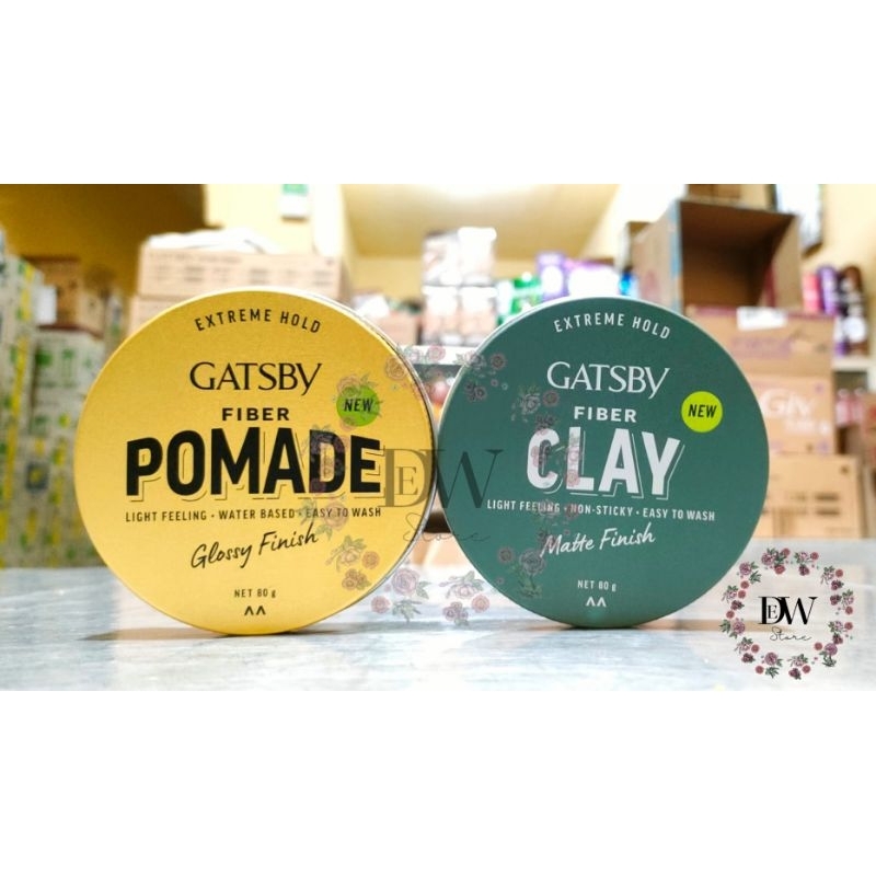 Jual NEW Gatsby Fiber Clay Pomade 80gr | Shopee Indonesia